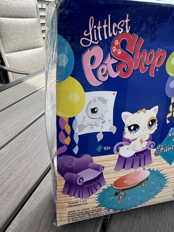 RARE LPS 2008 Birthday Celebration Ferret #520 Persian #521 Turtle #522 ...