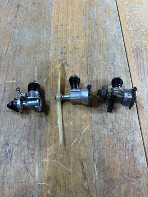 VINTAGE MODEL AIRPLANE 049 ENGINES WASP THIMBLE DROME COX WEN MAC GAS ...