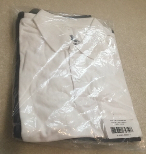 NEW 2 PACK American Hawk Youth Boys S 8 Golf Polo Shirts Blue White NWT ...