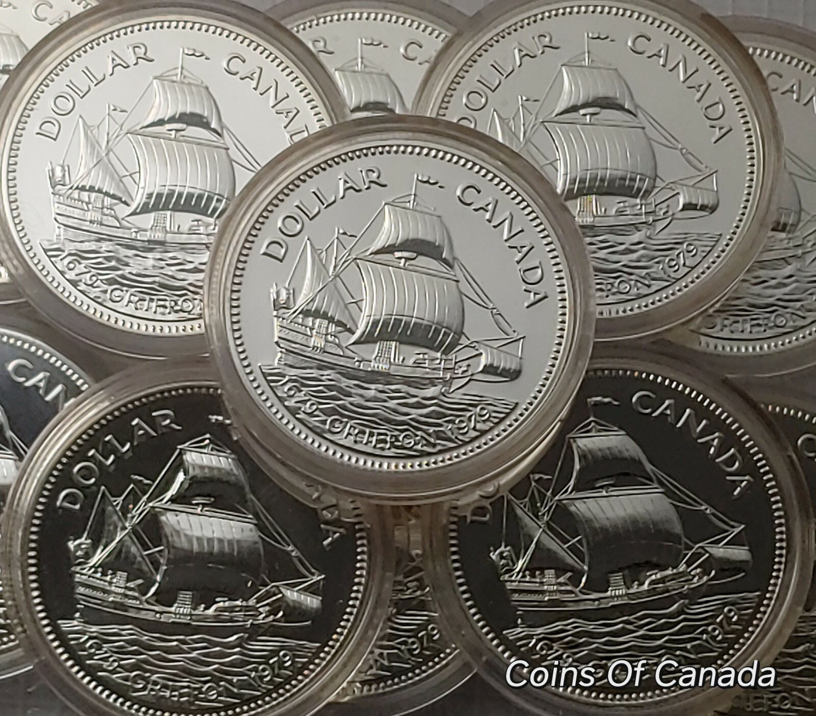 1979 Canada $1 Silver Dollar Coin - Griffon - Multiple Available # ...