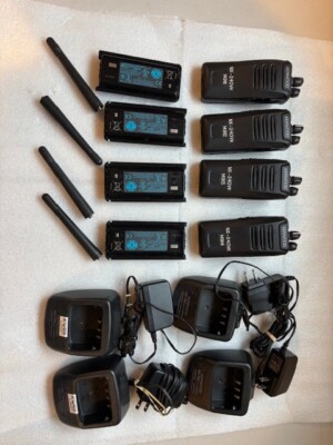 Kenwood NX-240V-K VHF portable radio 16 channel 5W (set of 4) | eBay