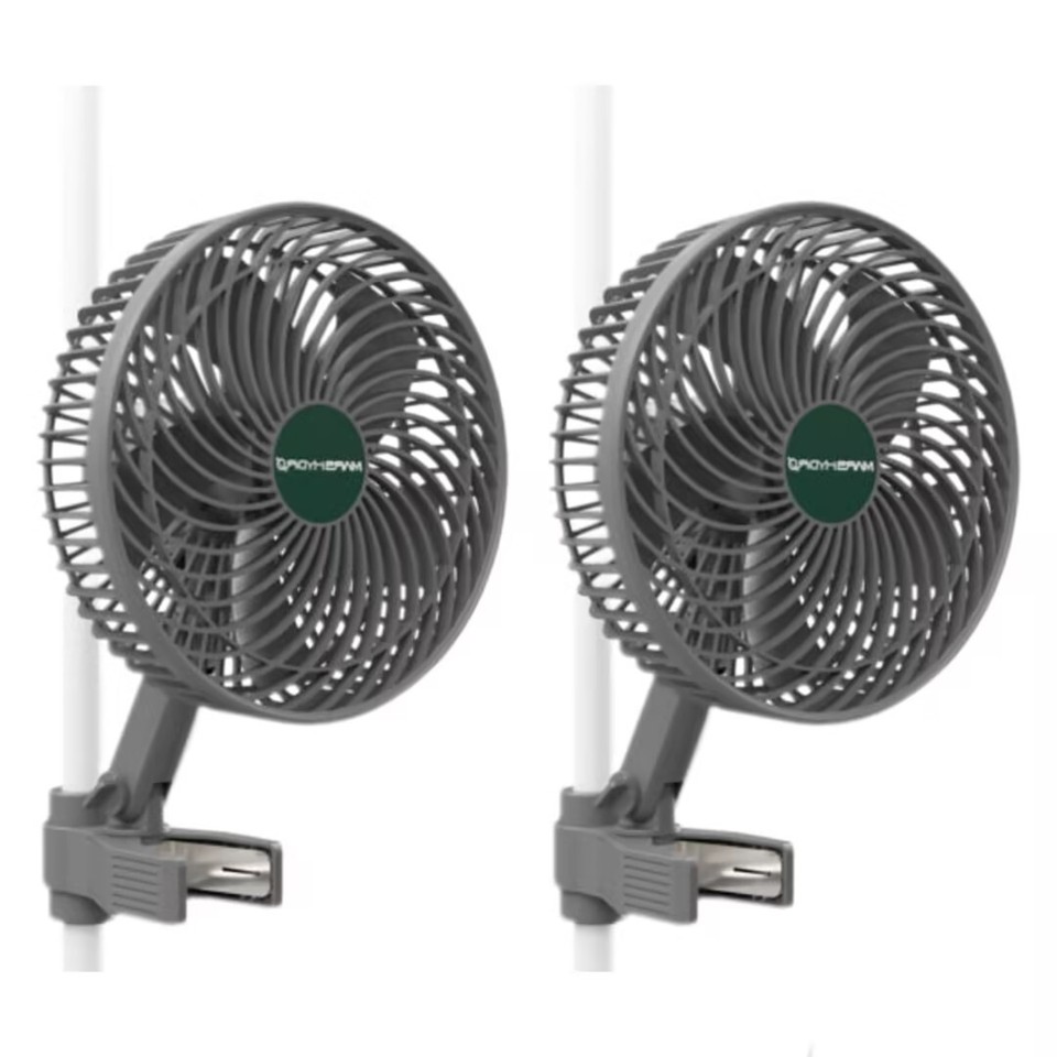 Clip On Fan For Bed MARS HYDRO 6" Clip-On Oscillating Grow Tent Fan ...