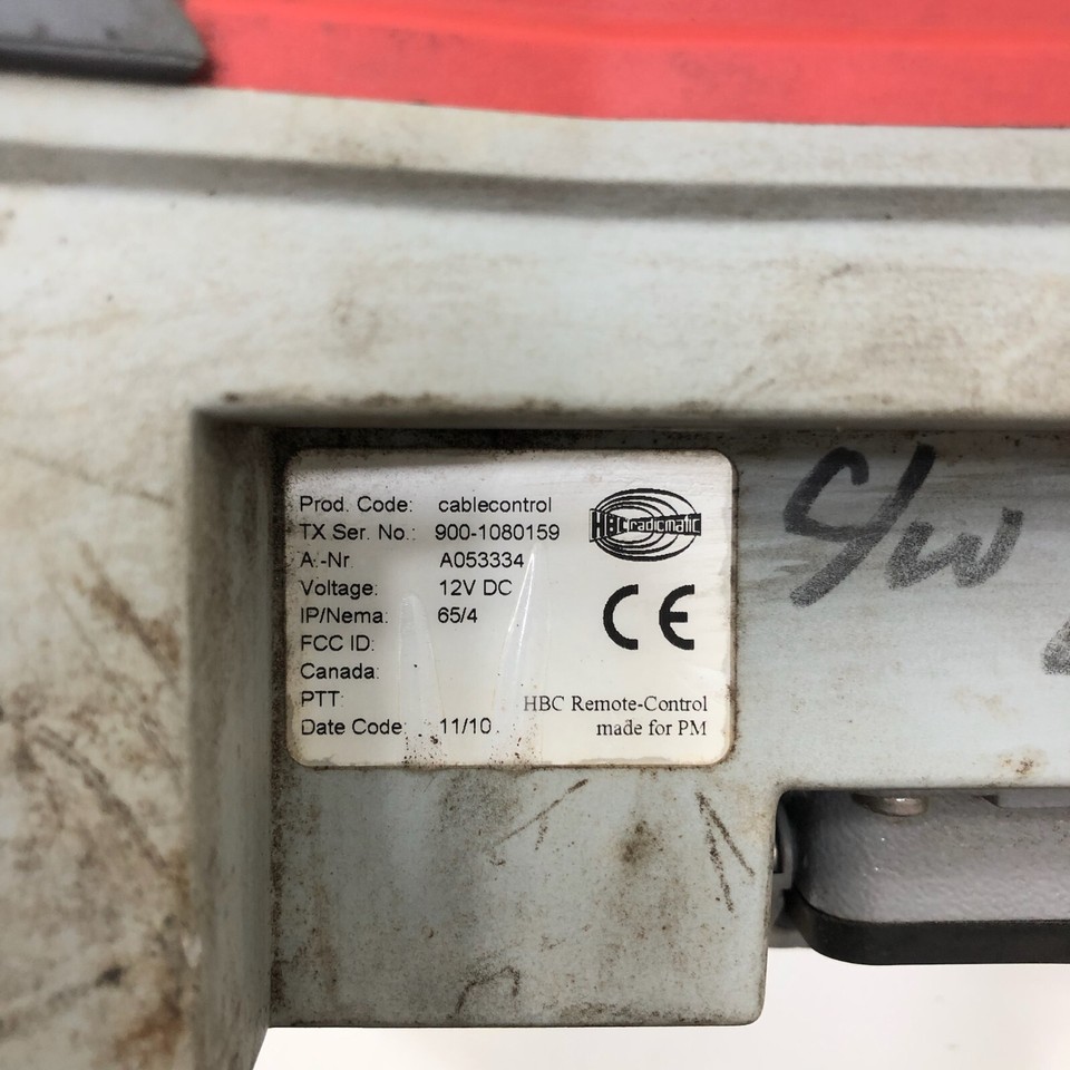 Putzmeister HBC Ergonic A053334 Joystick Remote Control for Concrete ...