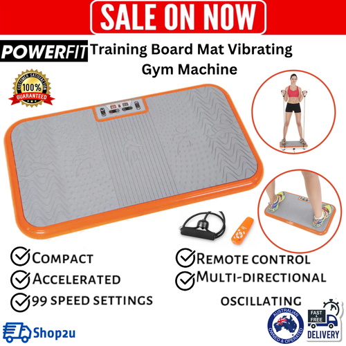 Powerfit Compact Vibration Gym Body Workout Home Gym Exercise Fitness ...