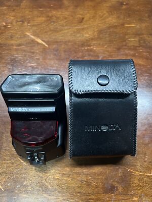 Minolta Maxxum 3200i Flash With Case | eBay