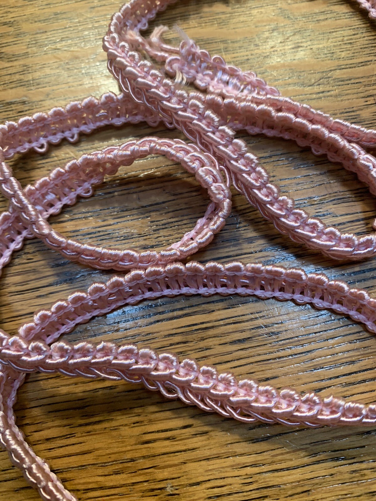 2 1/2 yd~Vintage 3/8” exquisite Pink Gimp braid Trim | eBay
