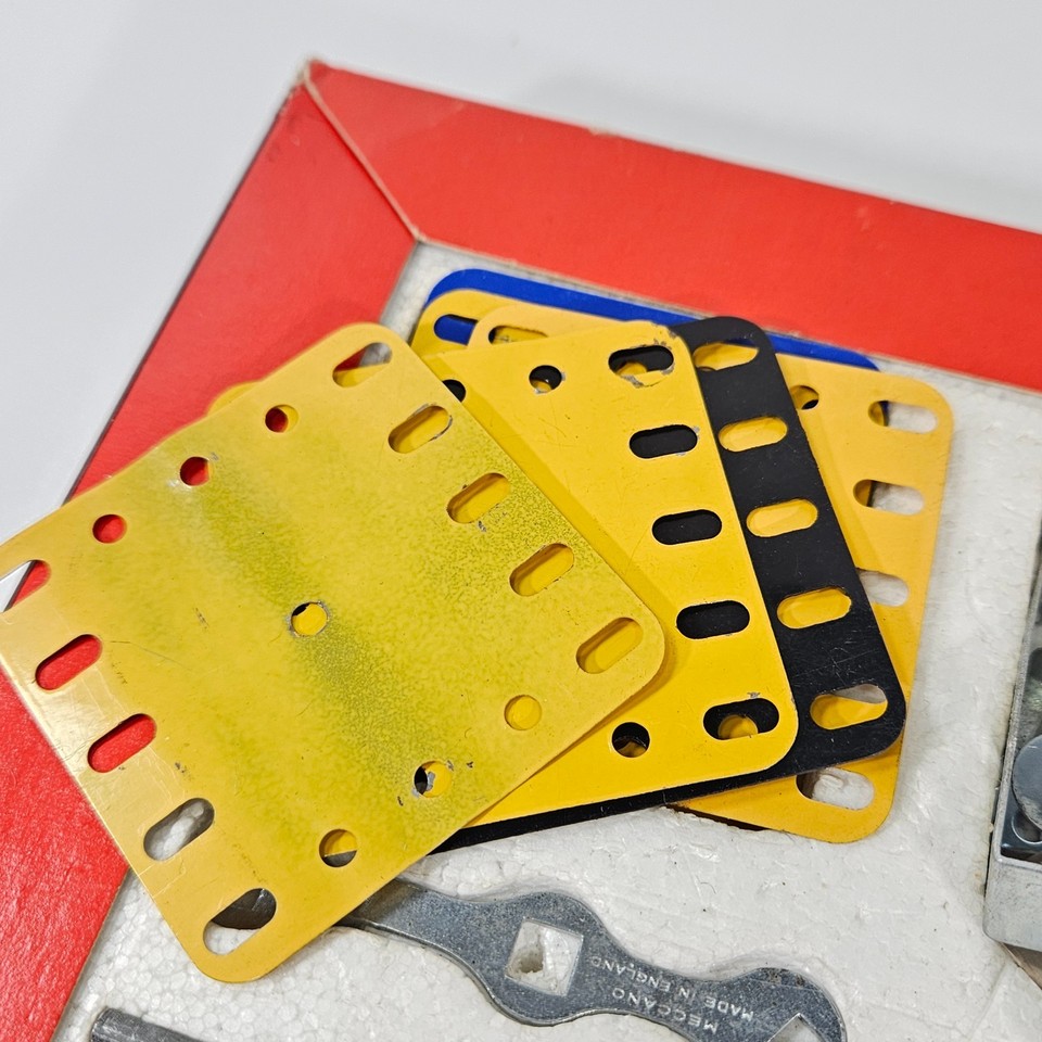 Vintage Meccano No. 4 Set c.1970s Missing Parts Real Working Fun Crane ...