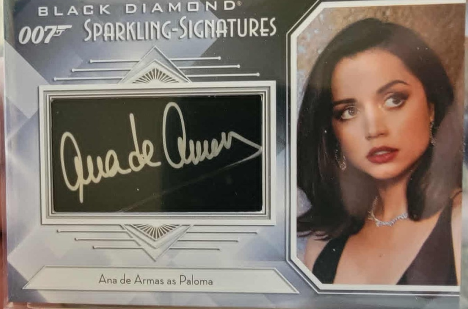 Black Diamond 007 Sparkling Signatures Ana de Armas as Paloma Autograph Card | eBay
