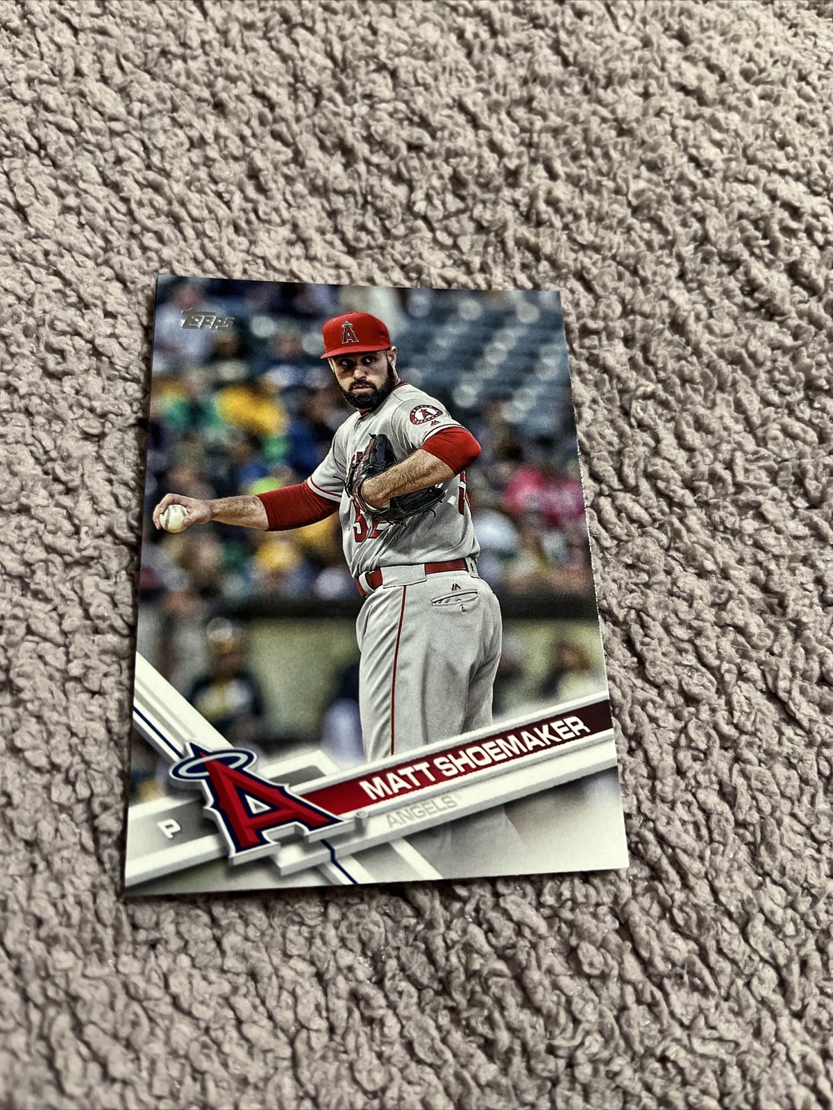 2017 Topps Series 1 Baseball Card #71 Matt Shoemaker Los Angeles Angels ...
