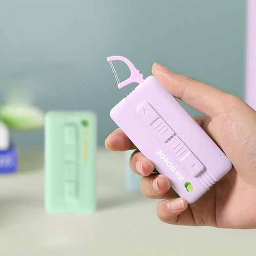 Reusable Floss Dispenser Automatic Floss Toothpicks Container | eBay ...