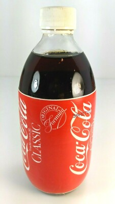 Vintage Foam Label Coca Cola Classic Original Formula Pint Glass Bottle ...