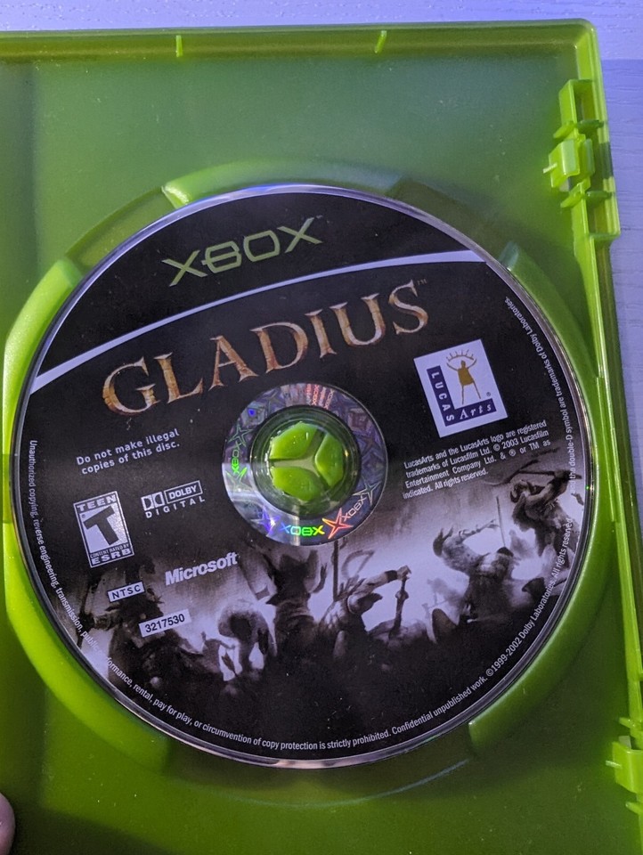 Gladius (Microsoft Xbox, 2003) 23272321758 | eBay