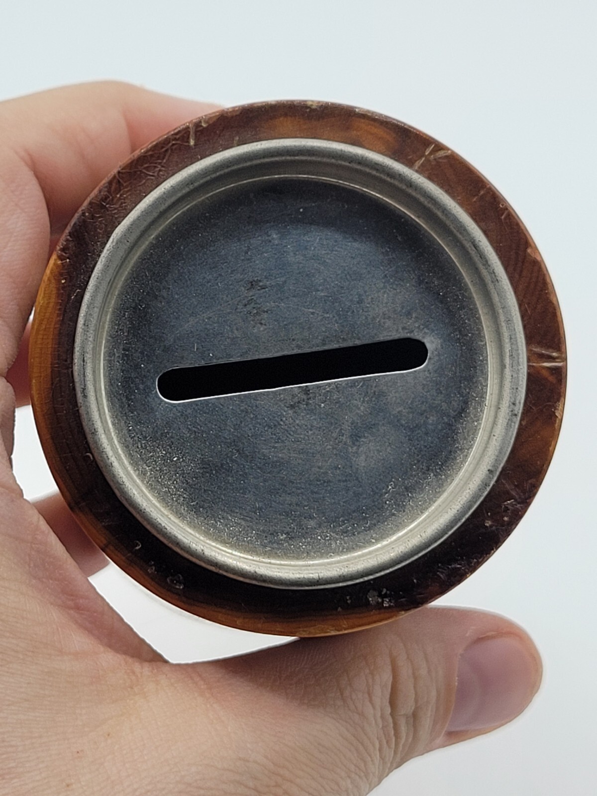 VINTAGE WOODEN CUSS BANK WITH PAYOFF CHART Wyoming | eBay