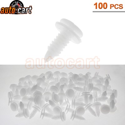 100pcs Door Panel Clips Fasteners Rivets For Dodge Ram 1500 2500 3500 ...