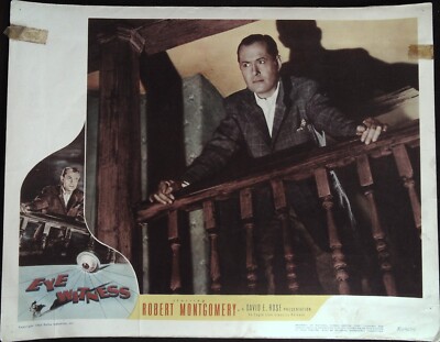Eye Witness Lot of Two Lobby Cards 1950 Robert Montgomery! | eBay
