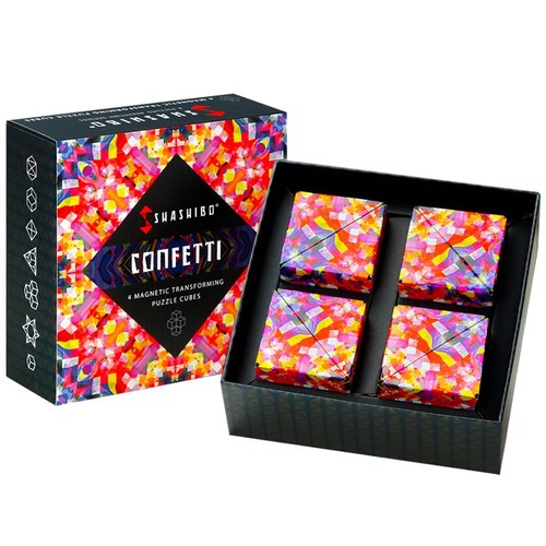 SHASHIBO Shape Shifting Box - Award-Winning Patented Fidget Cube w/ 36 ...