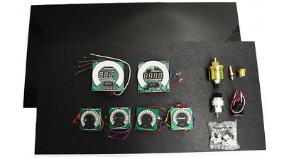 Create A Dash Kit Bargraph 6 Gauge Set With Green LED Gauges Made In ...