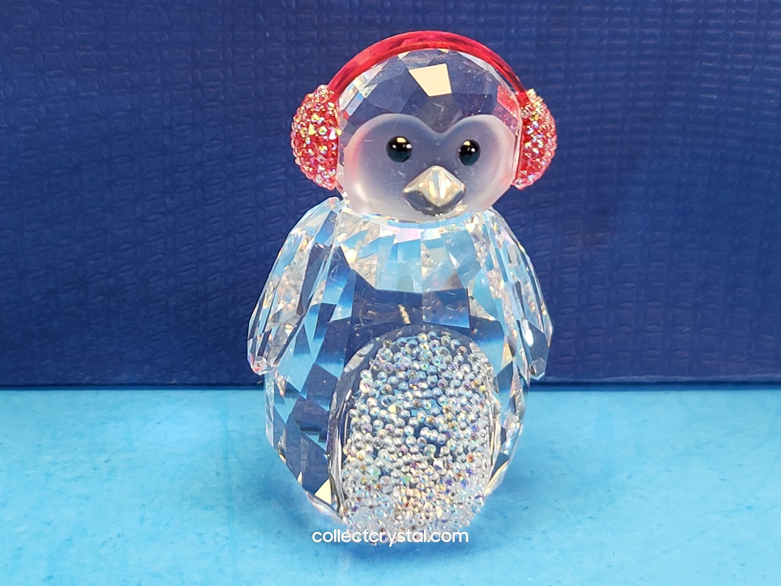 Swarovski Rocking Penguin Figurine With Sparkling Earmuffs # 5004495 | eBay