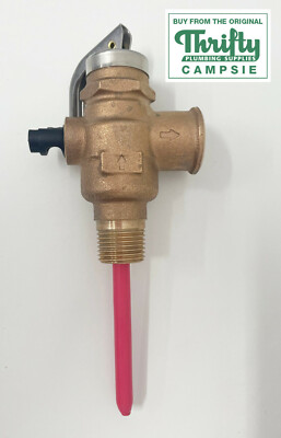 NEW - RyeMetal Pressure & Temperature Relief Valve 1000kPa 15mm ...