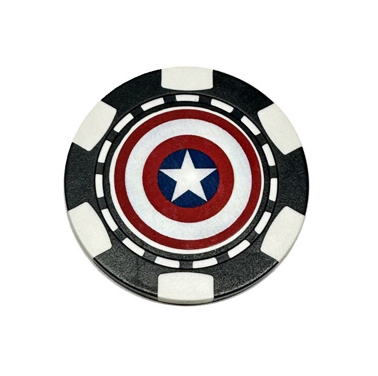 Polymer Clay Captain America Shield Captain America Shield Guitar Pick
