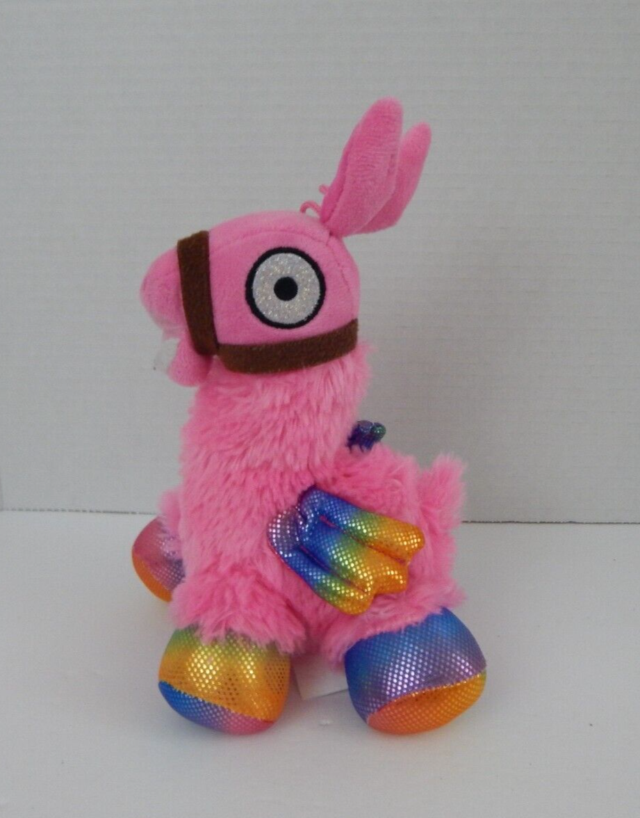 Nanco ~ Pink Winged Llama Plush w/ Rainbow Wings & Feet | eBay