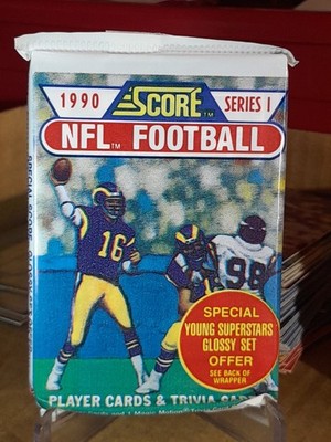 1990 Score NFL Football Series 1 Rare - 1 Pack (Factory Sealed) | eBay