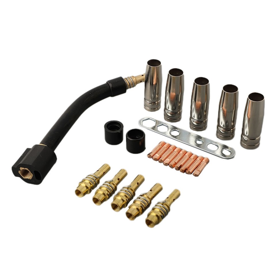 New Practical Welding Torch Kit Parts Gas Nozzle Holder M6 MIG/MAG Tip ...