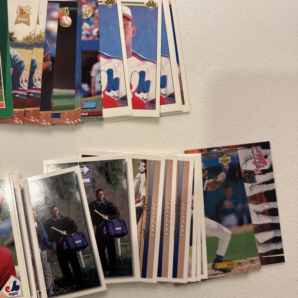 Montreal Expos (Washington Nationals) Team Lot Approx 125 Cards | eBay UK