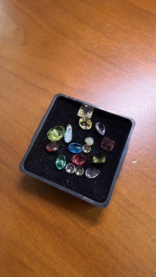 Natural Gemstone Parcel Lot – 7.4 CT Loose Mixed Faceted Gems | eBay