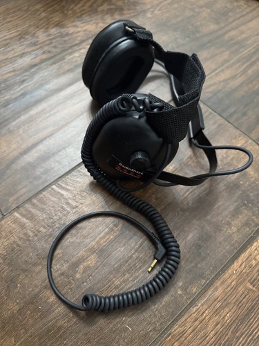 Radio Shack Noise Reducing Race Scanner Headphones Black Adjustable ...