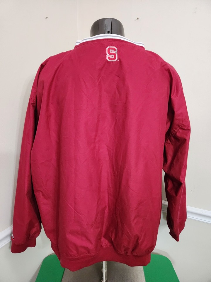 Vtg Champion Stanford University Cardinals PullOver Windbreaker Jacket ...