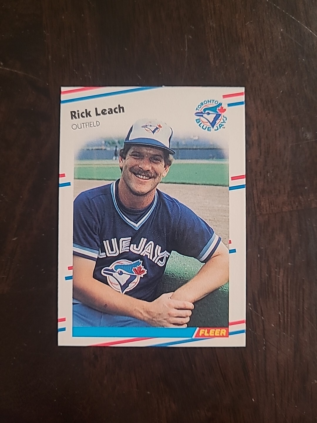 1988 Fleer Rick Leach #115 Toronto Blue Jays | eBay