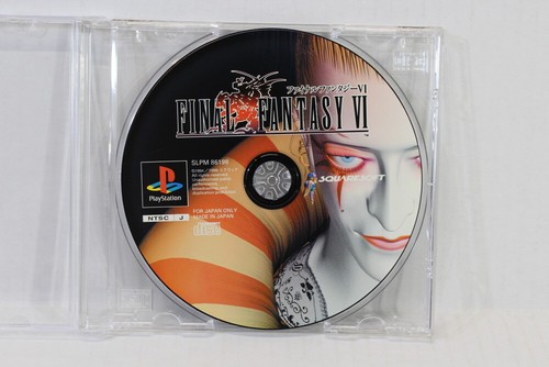Final Fantasy VI 6 Disc Only SONY PS1 PS 1 PlayStation Japan Import US ...