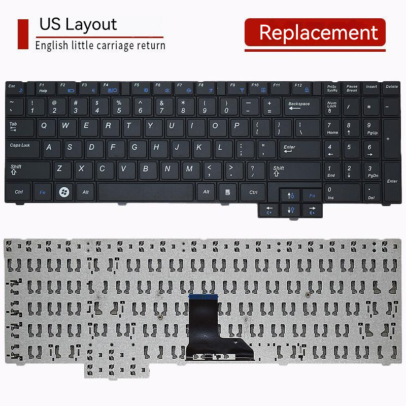 Laptop Keyboard for Samsung NP-R528 R517 R523 R525 R620 NP-P580 R618 ...
