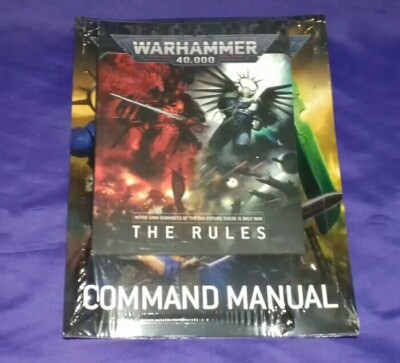 Warhammer 40K - A5 Paperback Core Rules 9th Ed + Command Manual, NEUF ...