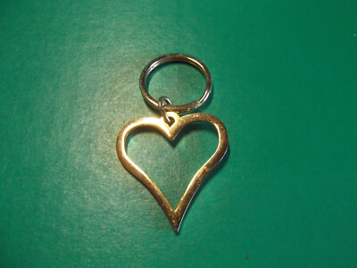 Old Unique Collectible Keychains 1.5"in Metal ESTEE LAUDER Gold Tone ...