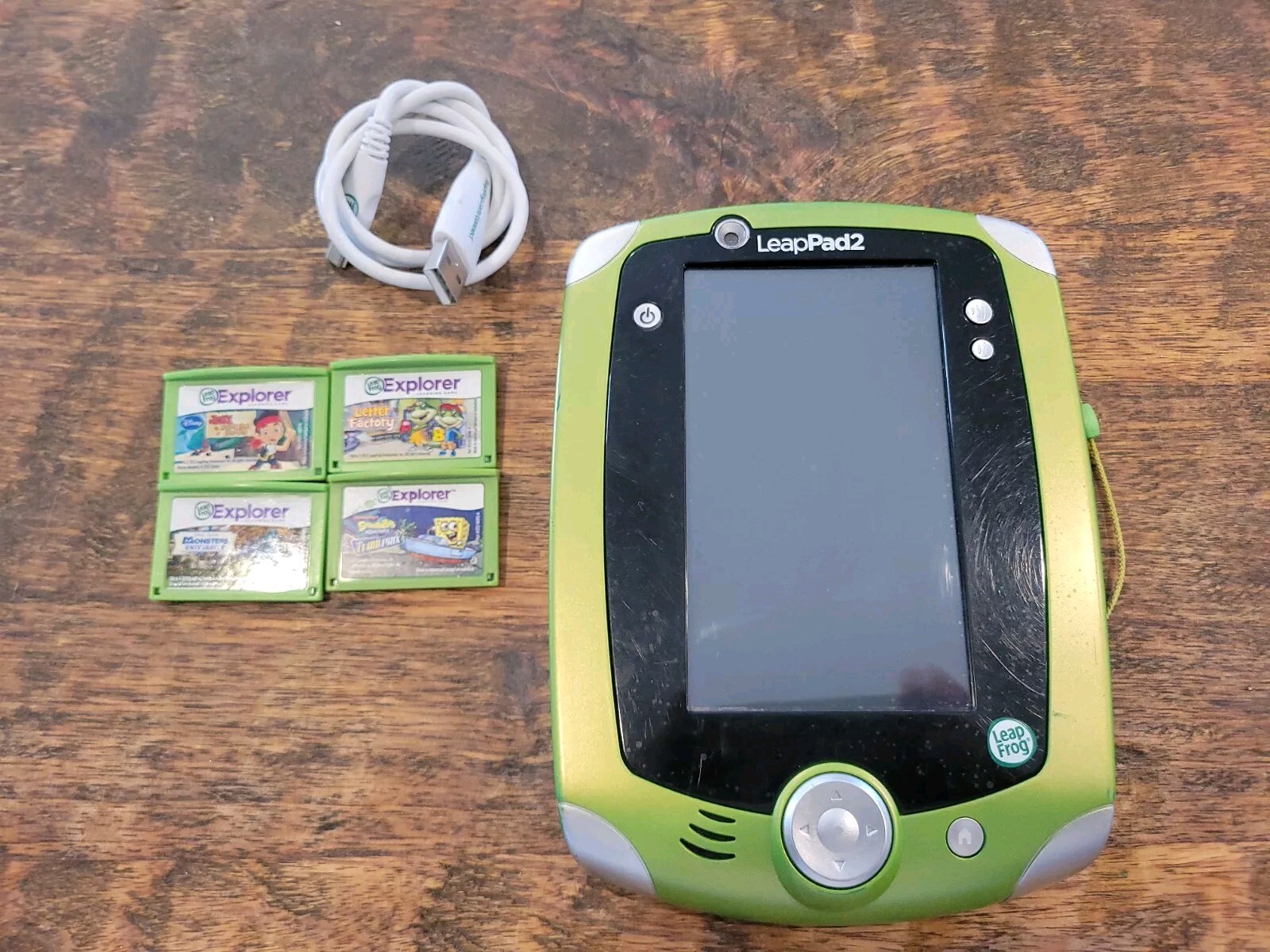 LeapFrog LeapPad2 Tablet With 4 Game Cartridges, Stylus | eBay