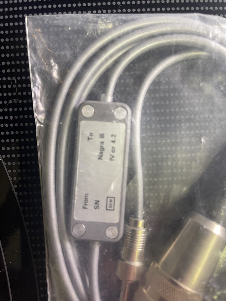 NAGRA SCN Cable For NAGRA SN To III, IV-S , 4.2 New Factory Sealed Bag ...
