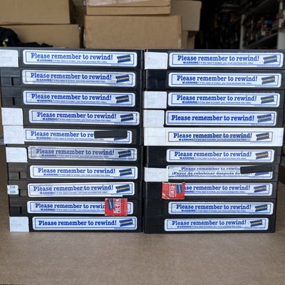 Lot Of 20 Blockbuster Video VHS Rental Tapes Vintage Collectable | eBay