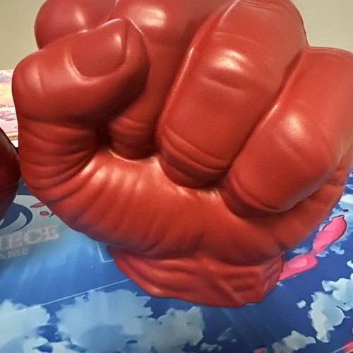 2014 Hasbro Hulk Red Smash Foam Left Right Hands Fists Gloves Pair ...