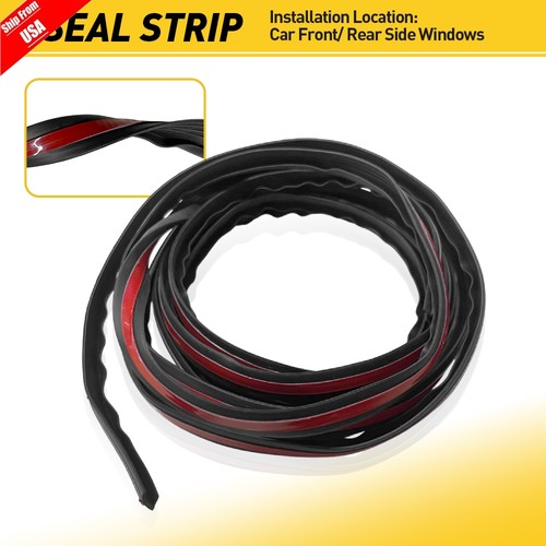 For Chevrolet 13ft V Shaped Car Side Window Trim Edge Mould Rubber ...