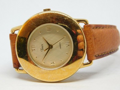 Timex 377 BA CELL Genuine Leather Quartz Analog Women's Watch New ...