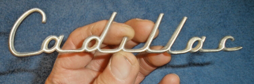 1930S 1940S CADILLAC SCRIPT EMBLEM GRILLE FENDER DASH TRUNK HOTROD ...