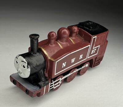 Vintage Red Rosie Mini Resin Red Toy Train 2" Long | eBay