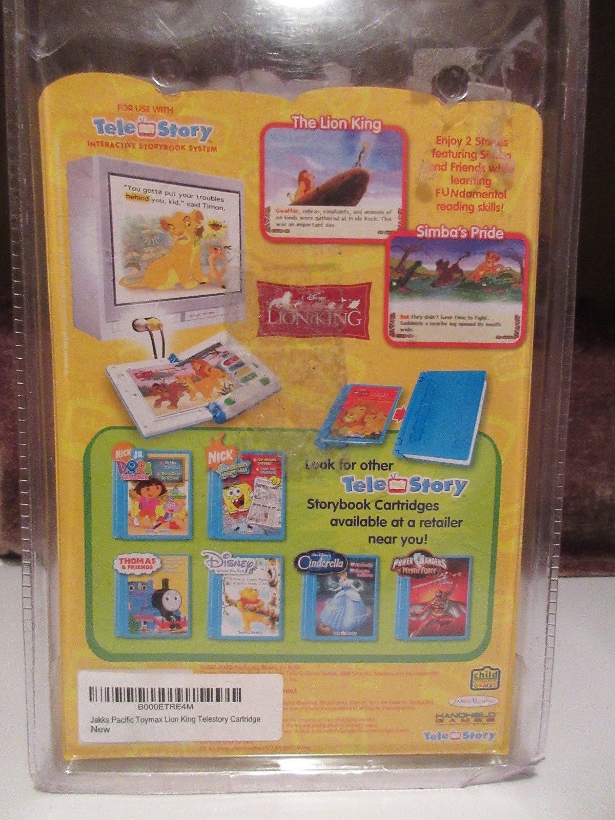 Jacks Pacific TeleStory Lion King Storybook Cartridge For Interactive ...