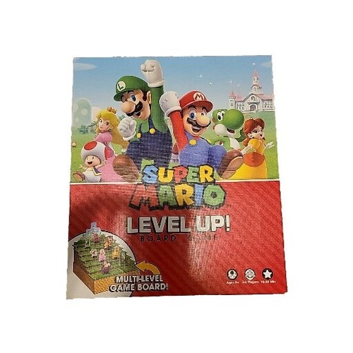 New In Open Box Super Mario Level Up! Multi Level Board Game ...