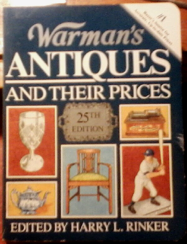 Warman's Antiques and Their Prices by Harry L. Rinker for sale online ...