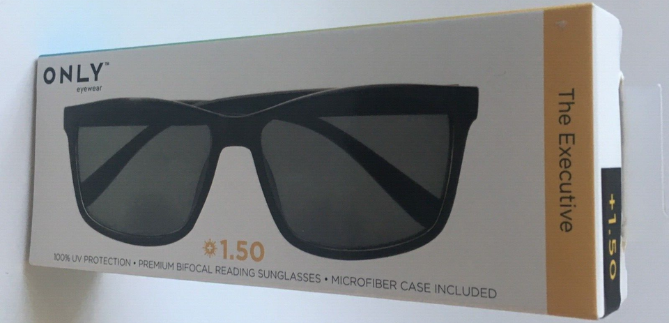 Only Eyewear The EXECUTIVE Reading Glasses Bifocal Sunglasses 100% UV ...