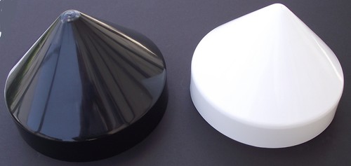 Marine Dock Piling Cone Cap 4" to 16" - Post Head Plyon Piling Cones ...