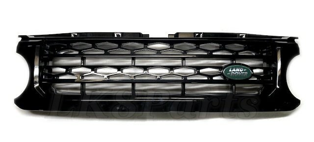 Land Rover LR4 Front Grille in Santorini Gloss Black New Genuine ...